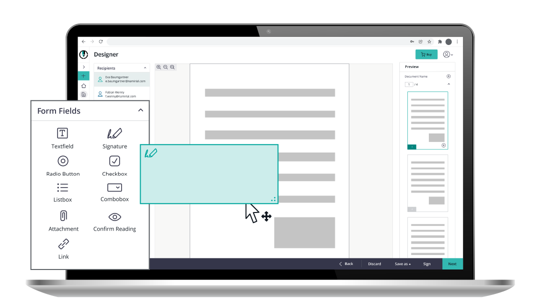 Prepare Documents for Signing - Namirial eSignAnyWhere