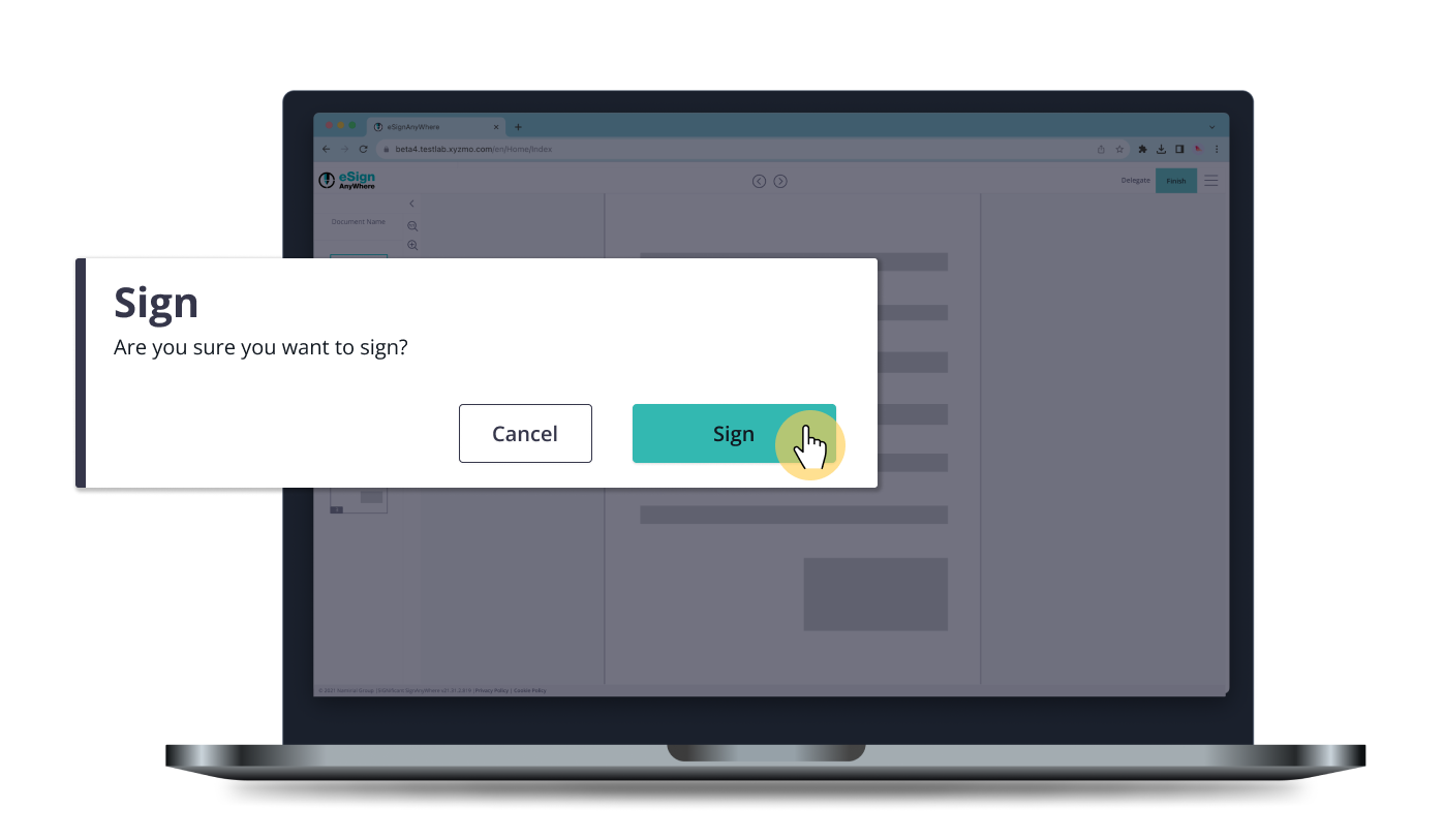 Sign Documents - Namirial eSignAnyWhere